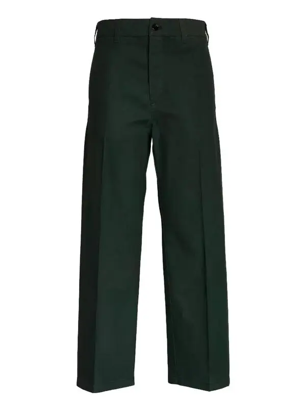DEPARTMENT 5 Button Straight Trousers - Green