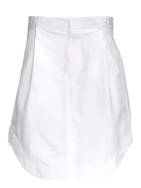 Victoria Beckham A-line Midi Skirt - White