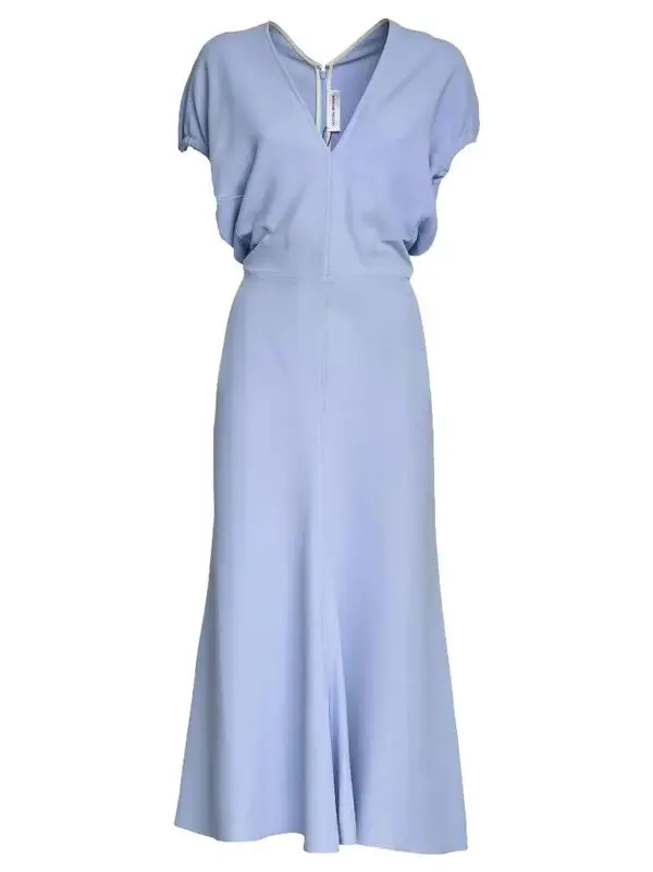 Victoria Beckham Edith Midi Dress - Blue
