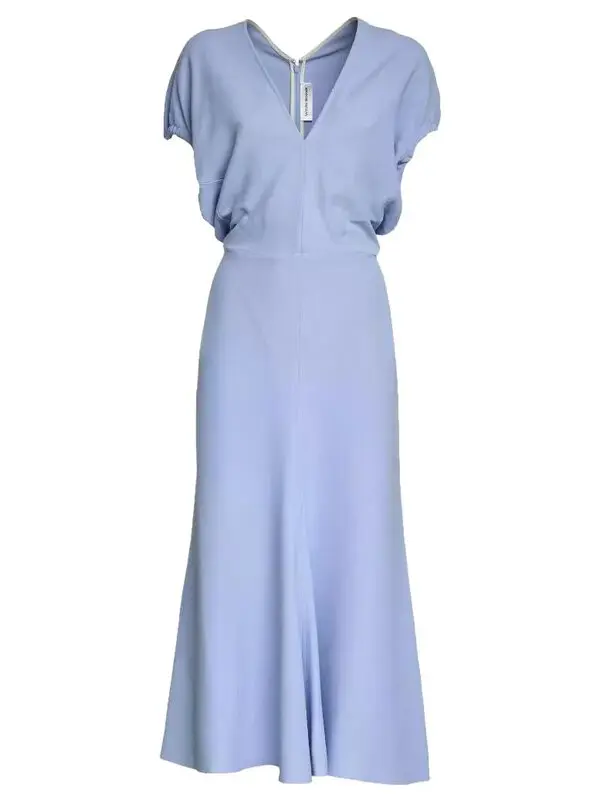 Victoria Beckham Edith Midi Dress - Blue