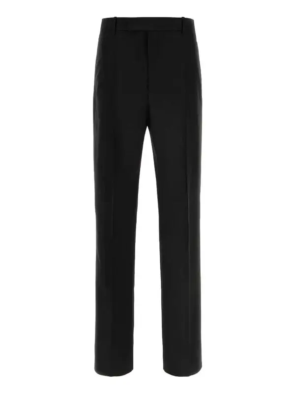 JIL SANDER Belt-loops Trousers - Black