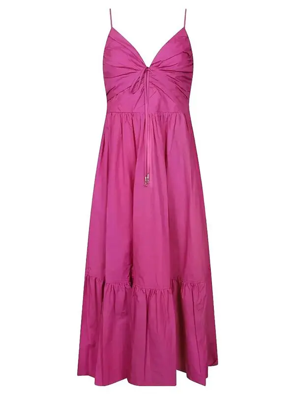Michael Kors V-neck Maxi Dress - Pink