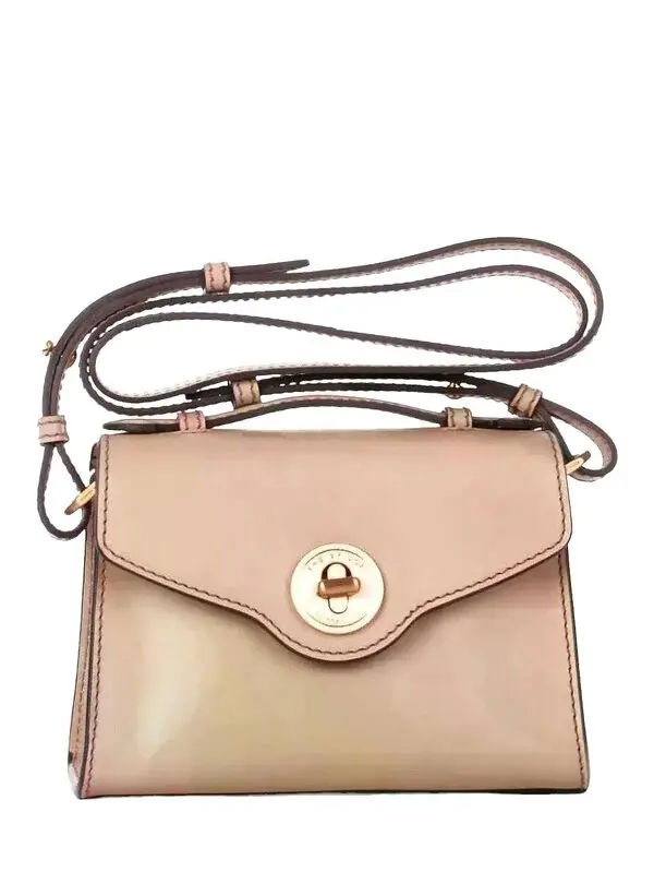 THE BRIDGE Top-handle Leather Shoulder Bag - Neutrals