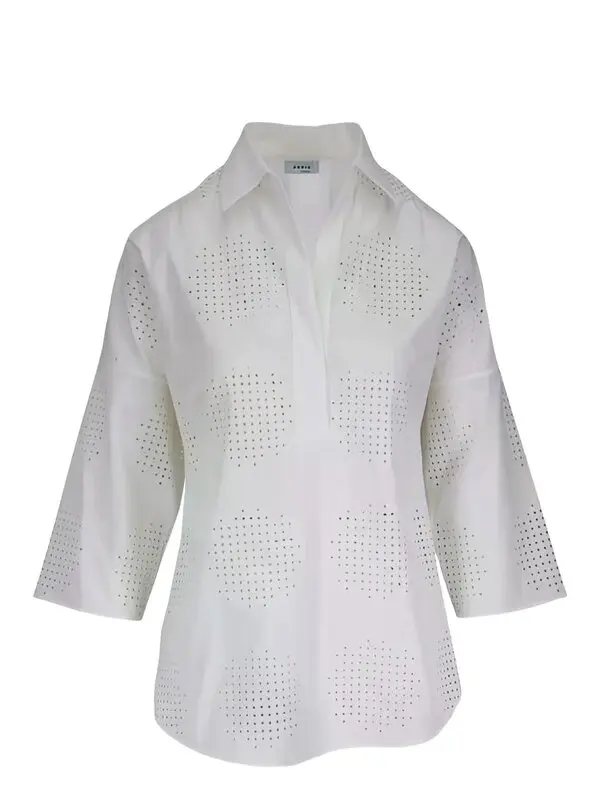 Akris Cutout Blouse - White