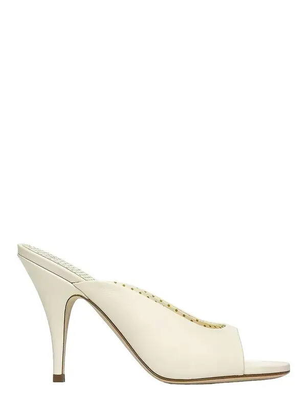 3JUIN Lilia Open Toe Pumps - Butter