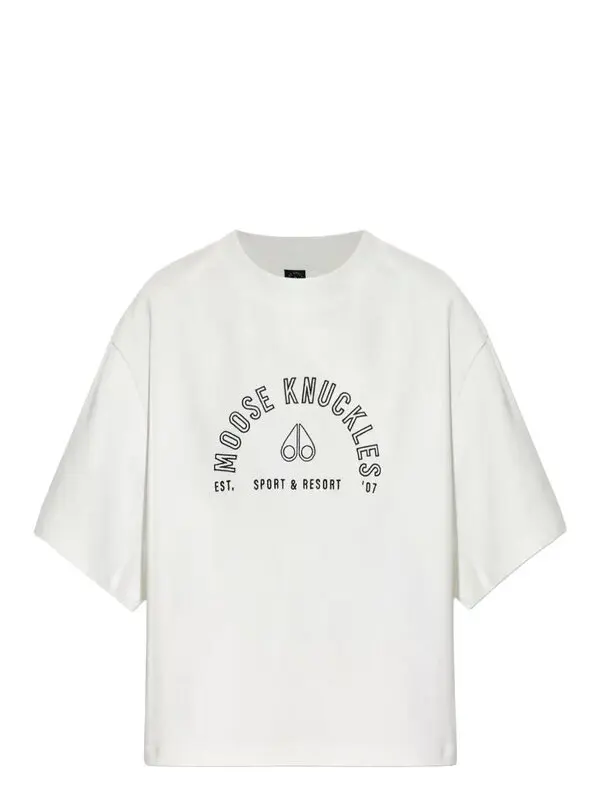 Moose Knuckles Logo-print T-shirt - White