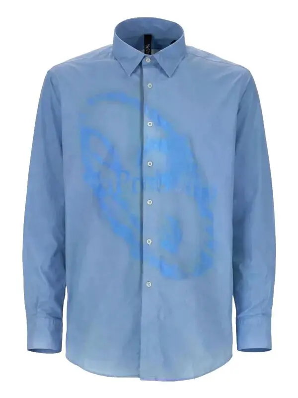 NO PROBLEMO Print Shirt - Blue