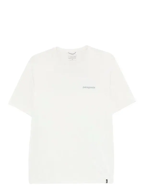 Patagonia Front-logo T-shirt - Neutrals