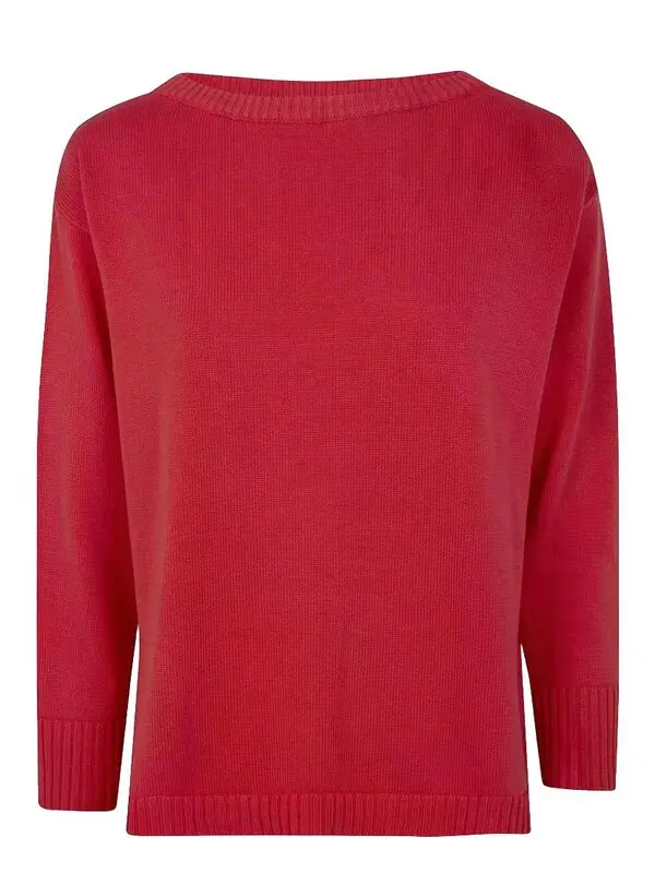 Rossopuro Ribbed Knitwear - Red
