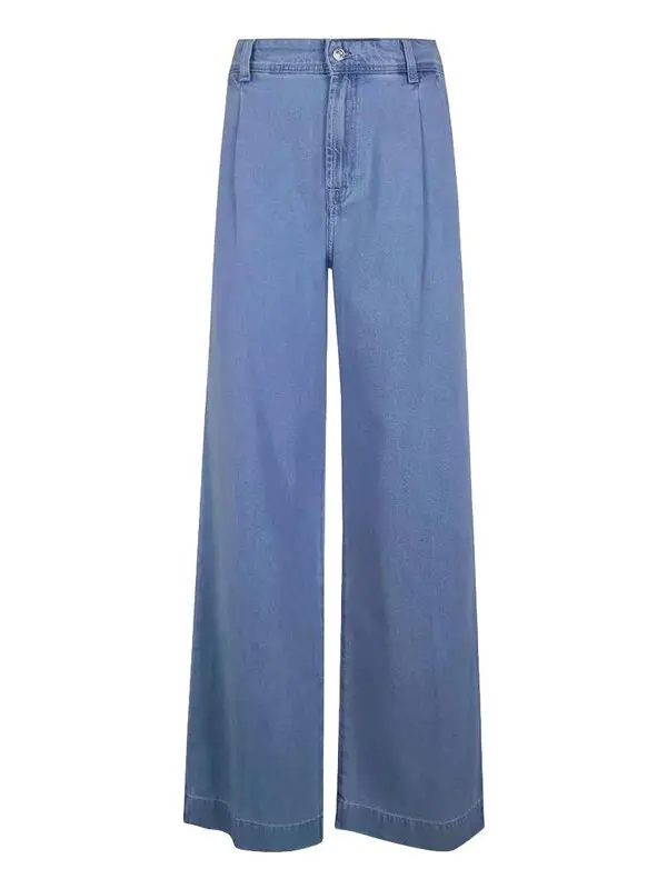 7 For All Mankind Wide-leg Jeans - Blue