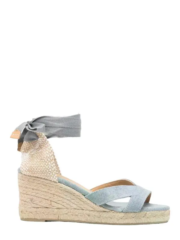 CastaÑer Crossover Ribbon-tie Espadrilles - Blue