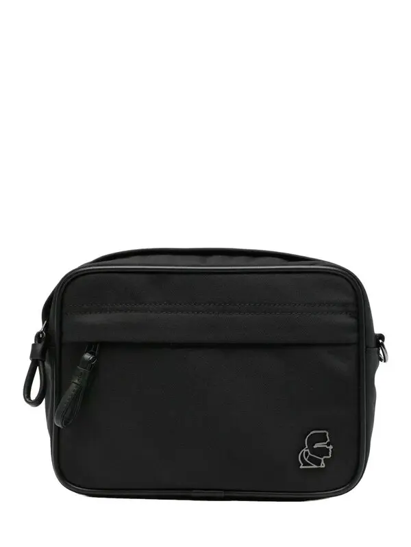 Karl Lagerfeld K/kameo Logo Shoulder Bag - Black