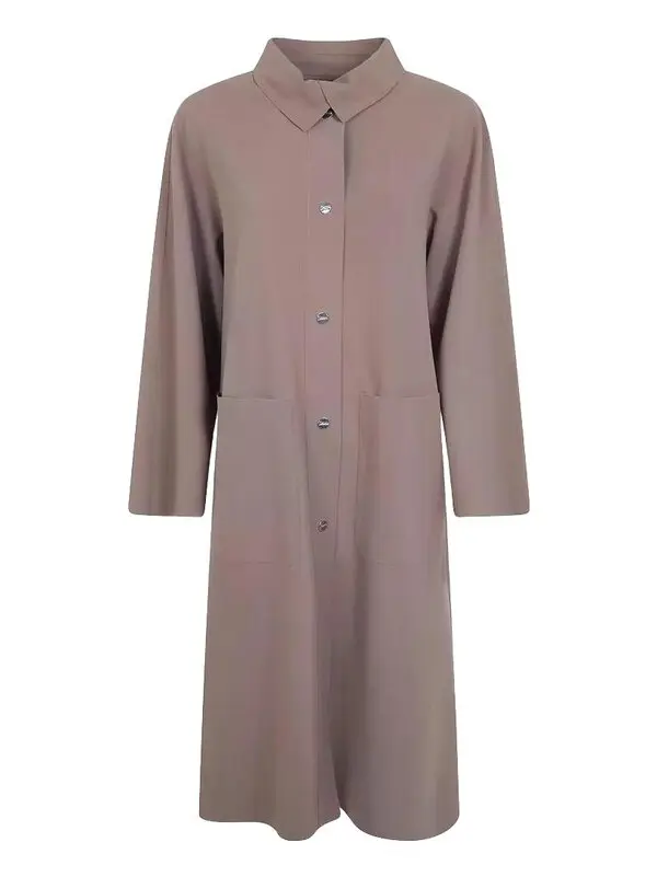Herno Single-breasted Coat - Neutrals