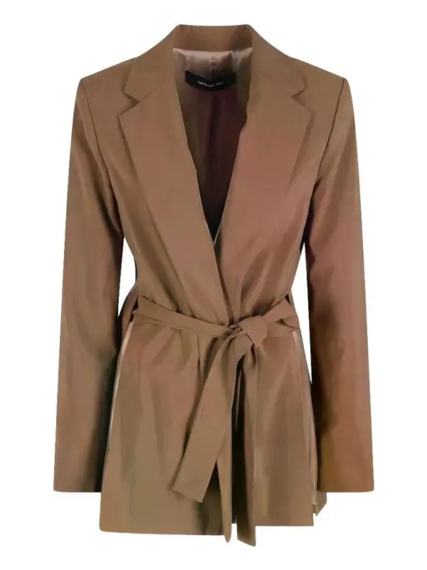 Federica Tosi Belted Blazer - Brown