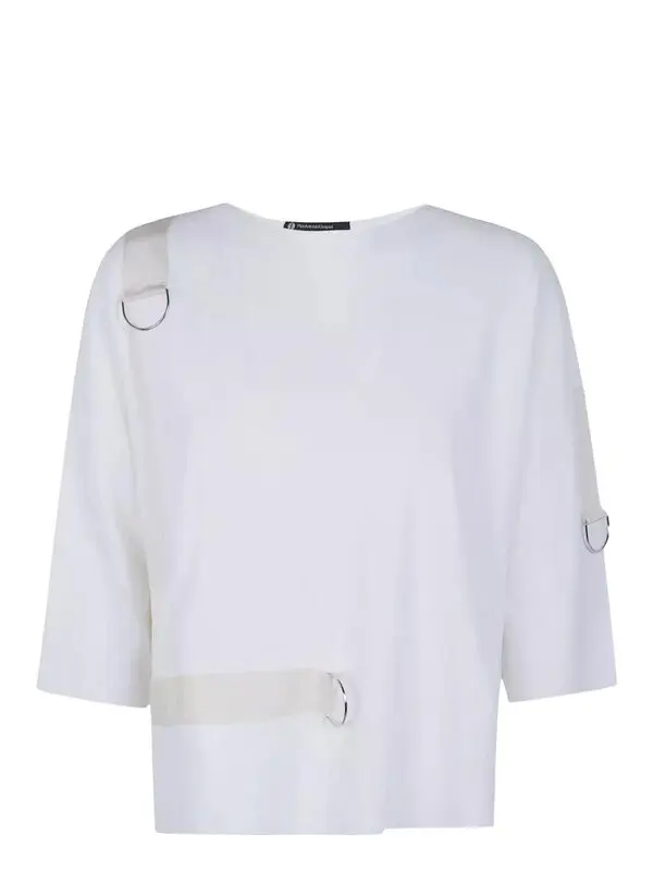 PIERANTONIOGASPARI Three-quarter Sleeve Top - White
