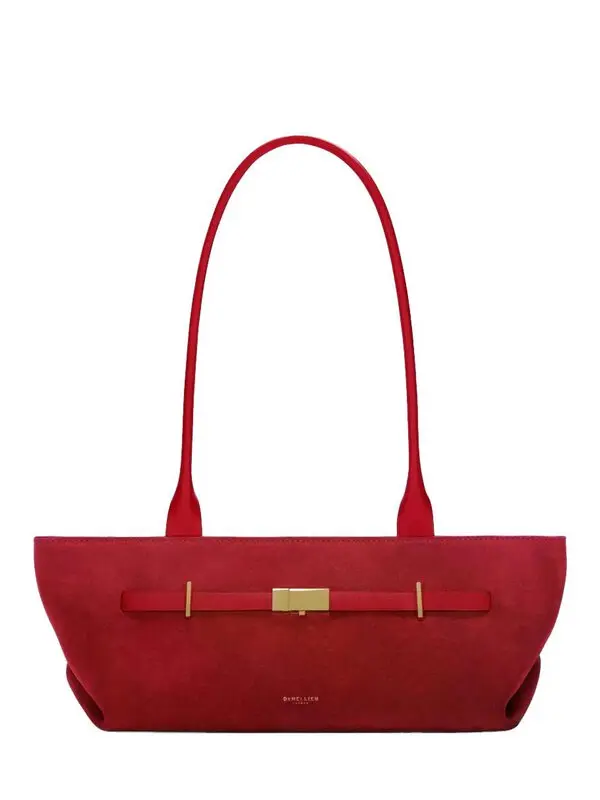 DEMELLIER Suede Shoulder Bag - Red