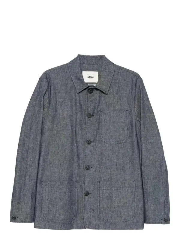 Altea Buttoned Pocket Jacket - Blue