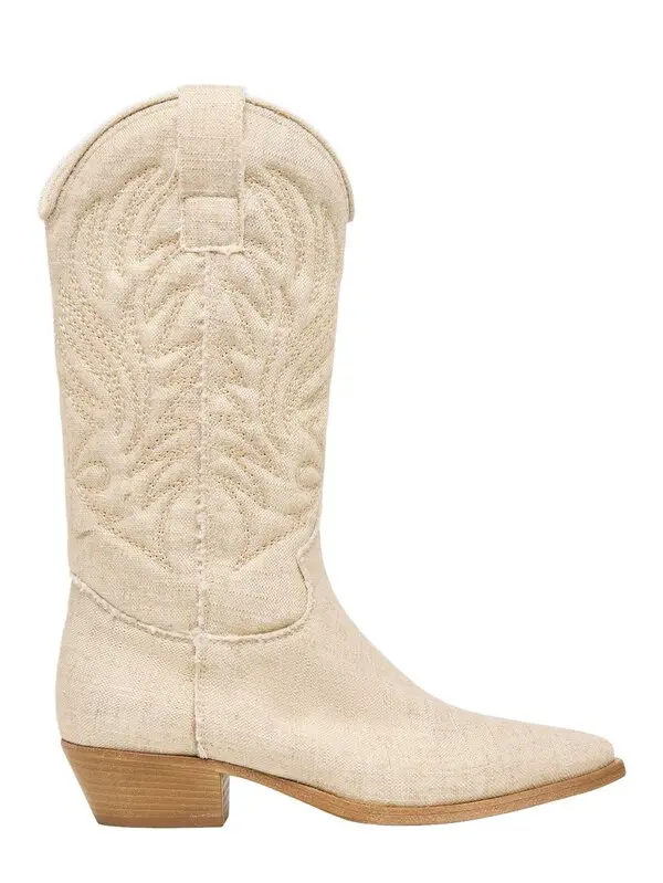 DOLCEVITA Tanner Boots - Bone Fabric