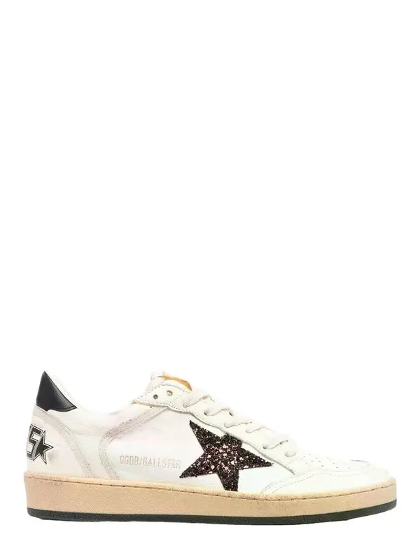 GOLDEN GOOSE Star-patch Lace-up Sneakers - Neutrals