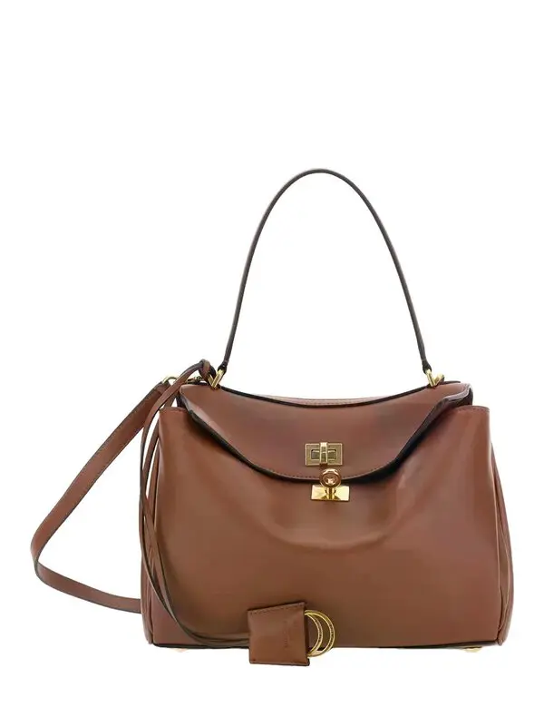 Balenciaga Small Rodeo Tote Bag With Lock Detail - Brown