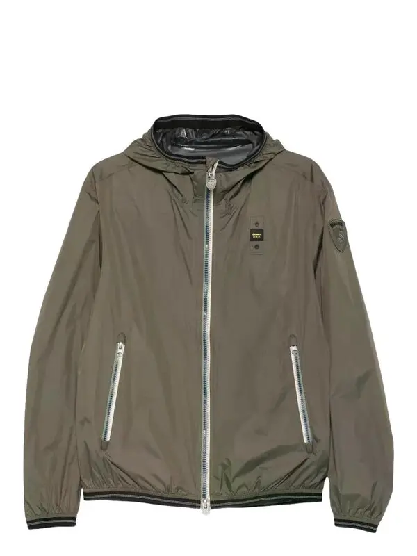 BLAUER. Zip-up Jacket - Green