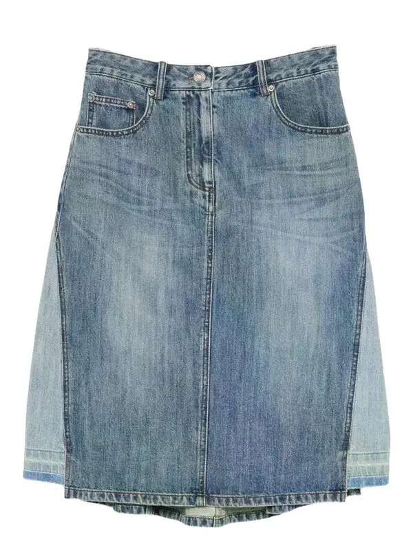 JUUN.J Denim Midi Skirt - Blue