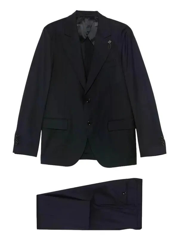 LARDINI Button Single-breasted Suit - Blue