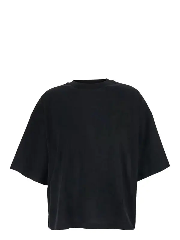 TELA Round-neck T-shirt - Black