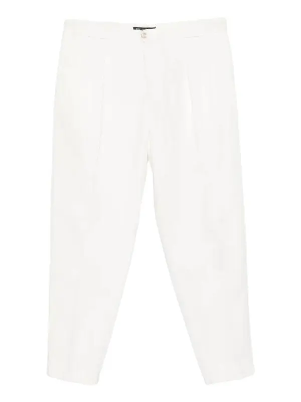 BRIGLIA 1949 Pleated Trousers - White
