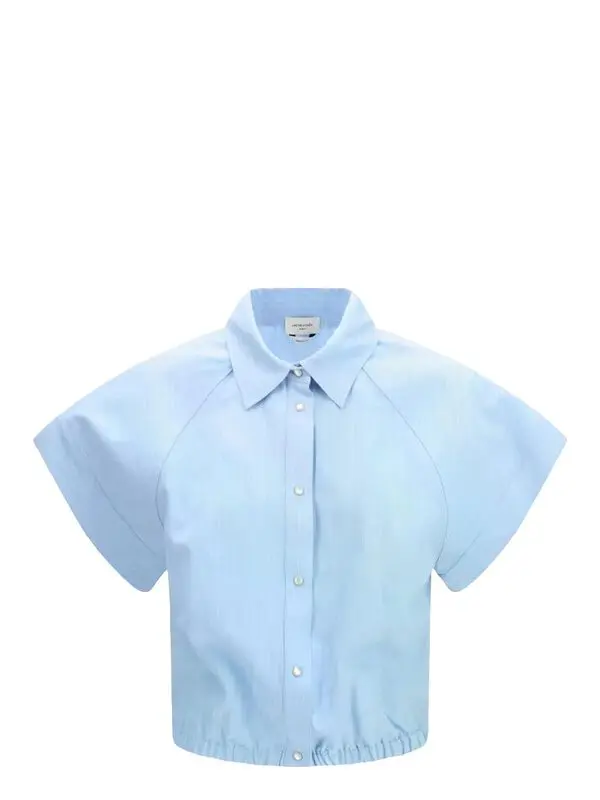 Jacob Cohen Short-sleeve Button-down Shirt - Blue