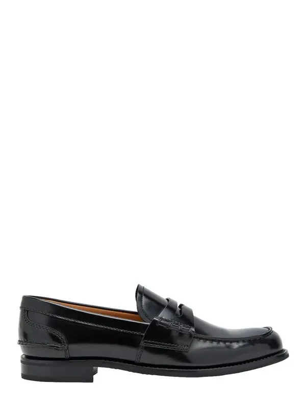 Church's Pembrey Polished Leather Loafers - Black