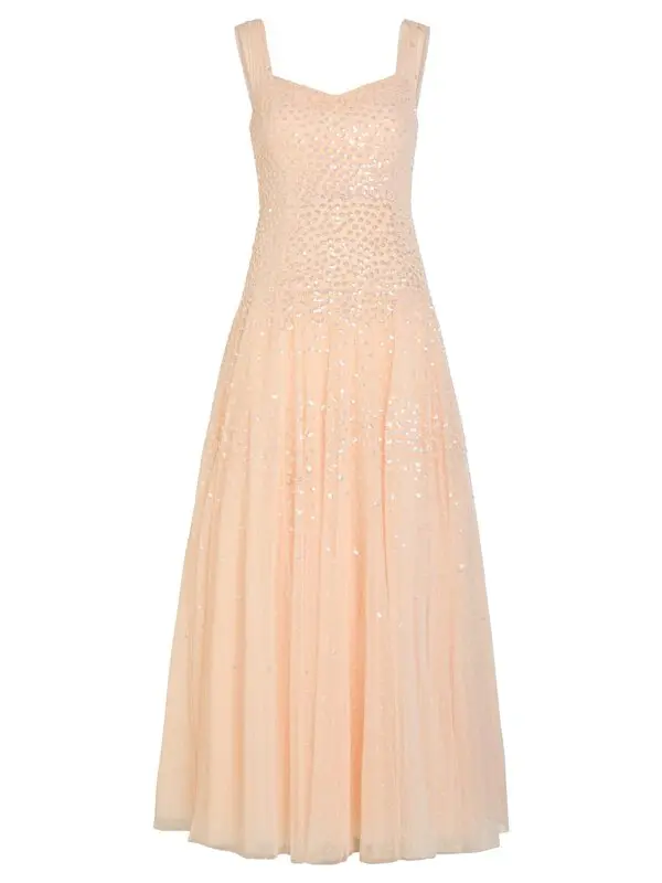 NEEDLE & THREAD Sequin-embellished Tulle Gown - Light Pink