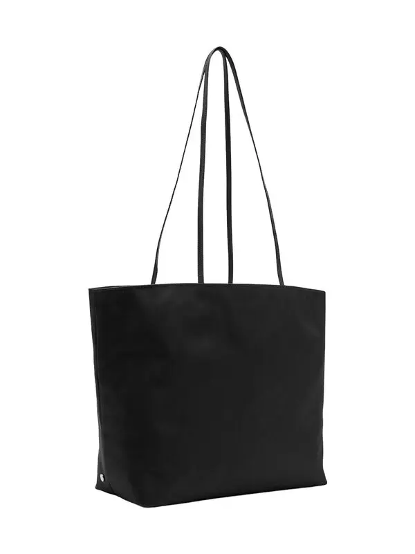 VALESQUE Salome Satin-twill Tote Bag - Black