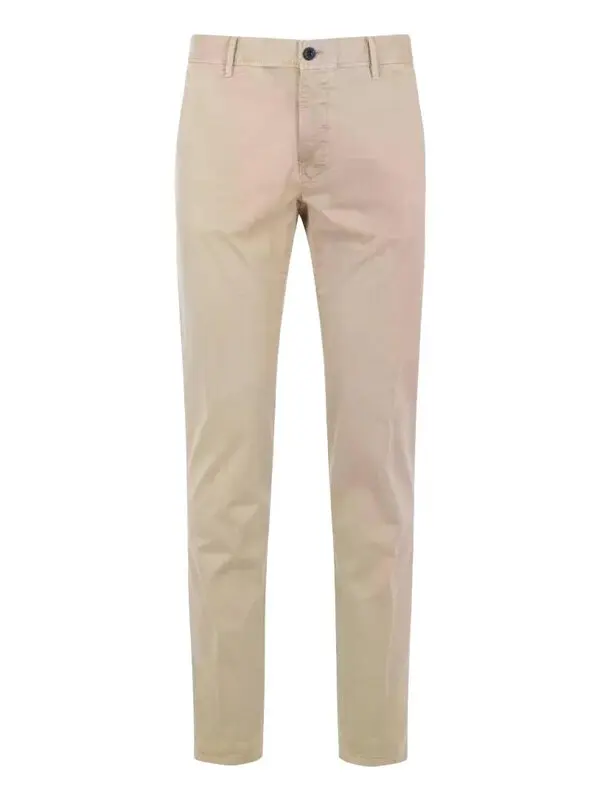 Incotex Slim-fit Cotton Trousers - Neutrals