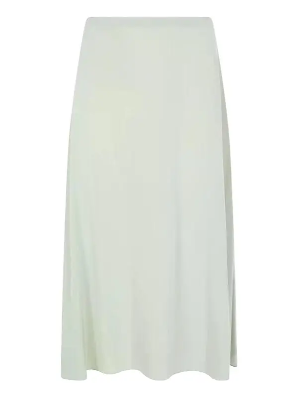 Aspesi Draped Silk Skirt - Green