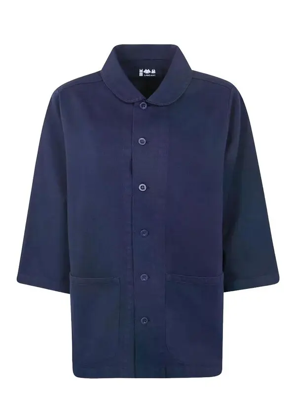 Labo.art Buttoned Collared Jacket - Blue