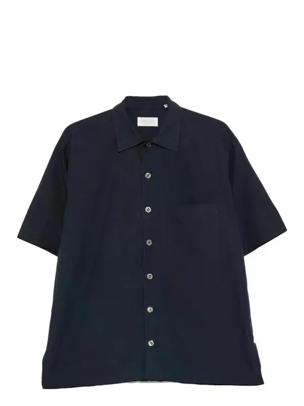 TINTORIA MATTEI 954 Pocket Short-sleeve Shirt - Blue