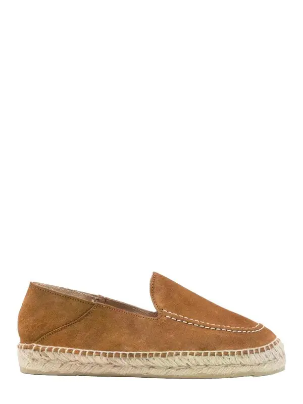 Manebí Contrast-stitching Espadrilles - Brown