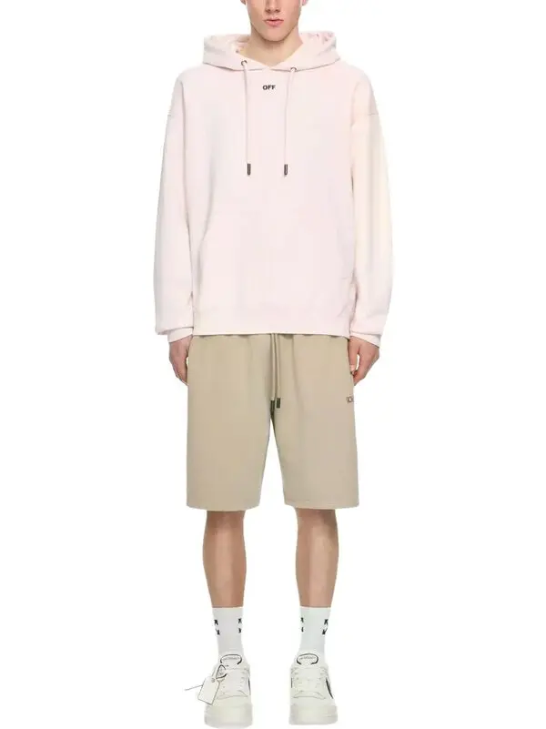 Off-White Paint Arrow Skate Hoodie - Pink