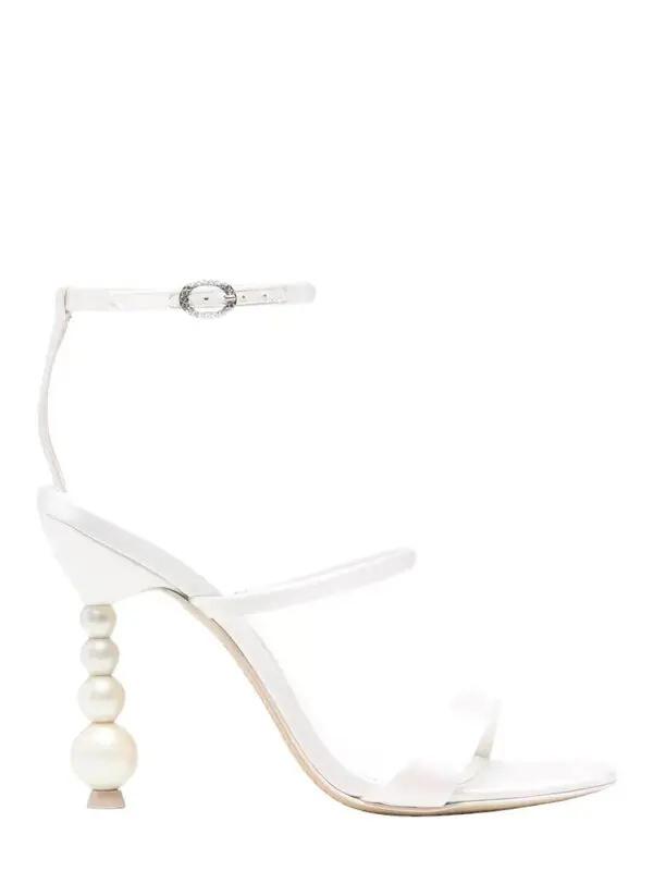 SOPHIA WEBSTER Rosalind Heeled Sandals - White