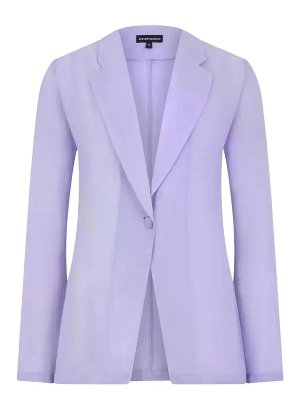 Emporio Armani Long Sleeve Jacket - Purple