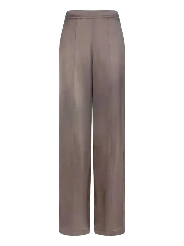 Emporio Armani Wide-leg Trousers - Grey