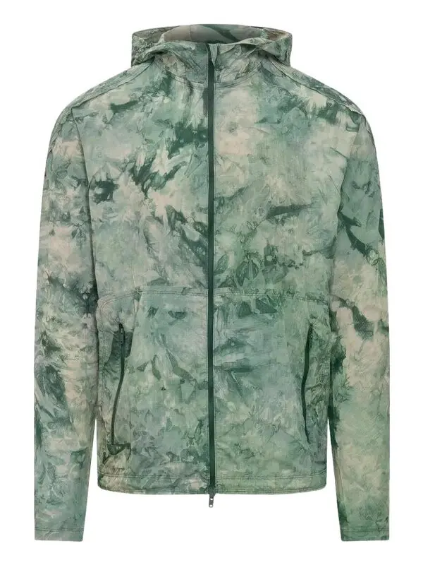 Y3 Printed Hooded Jacket - Green