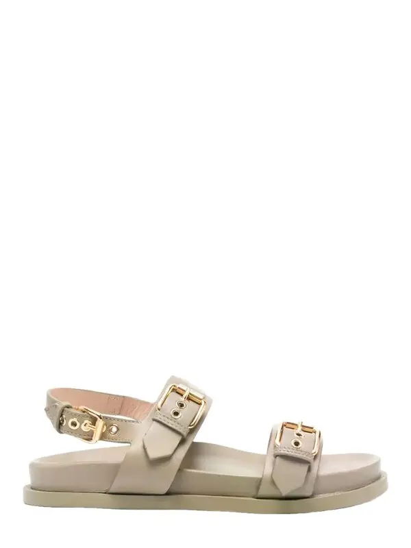 Agl Buckle Strap Platform Sandals - Green