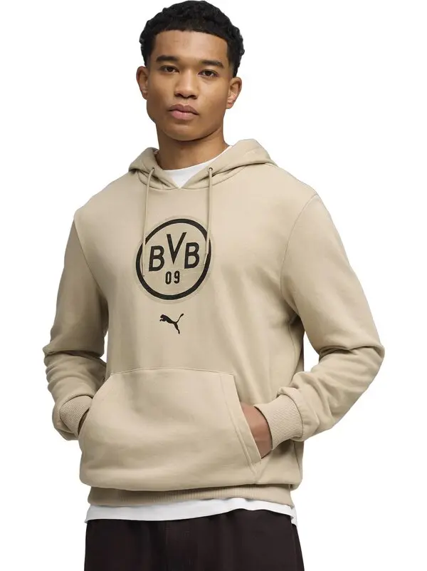 PUMA Borussia Dortmund Ftblculture Hoodie - Beige