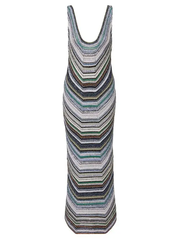 Missoni Striped Lamé Gown - Multicoloured