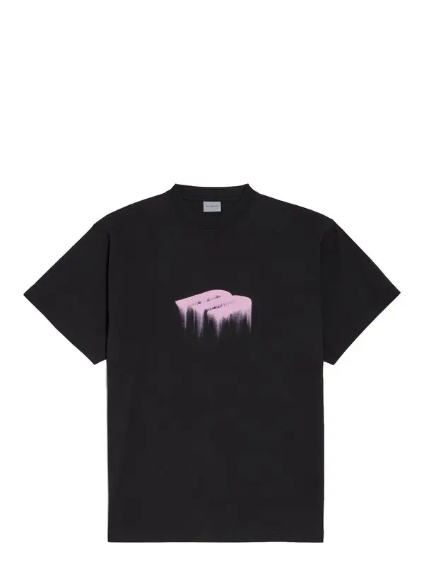 Balenciaga Wet Brush Oversized T-shirt - Black