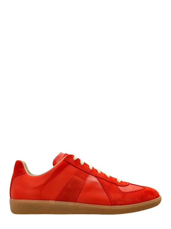 MAISON MARGIELA Suede Sneakers - Red