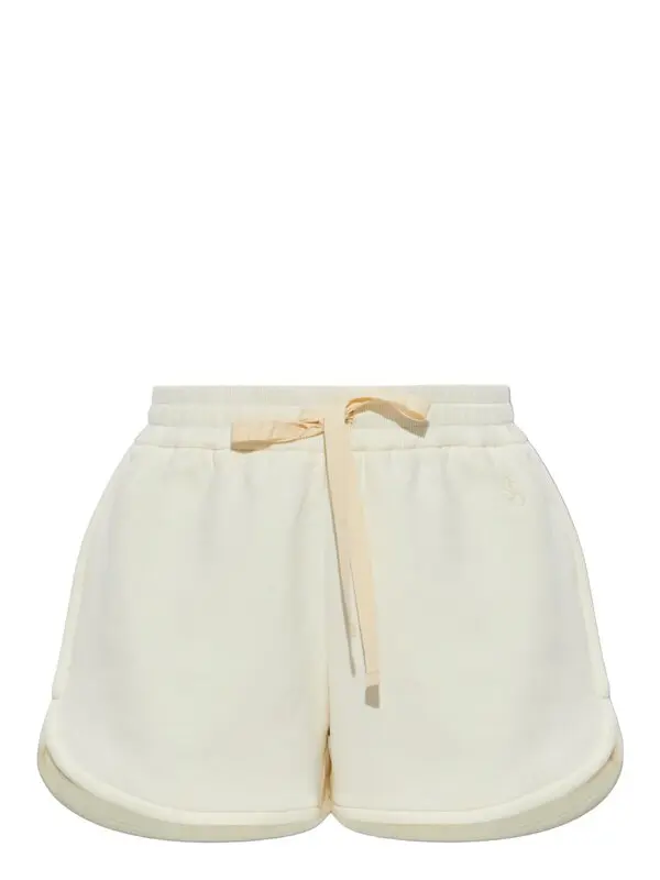 JIL SANDER Cotton Sport Shorts - Cream