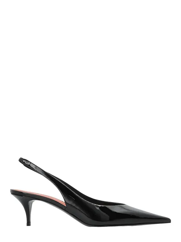Amina Muaddi Anok Heeled Shoes - Black